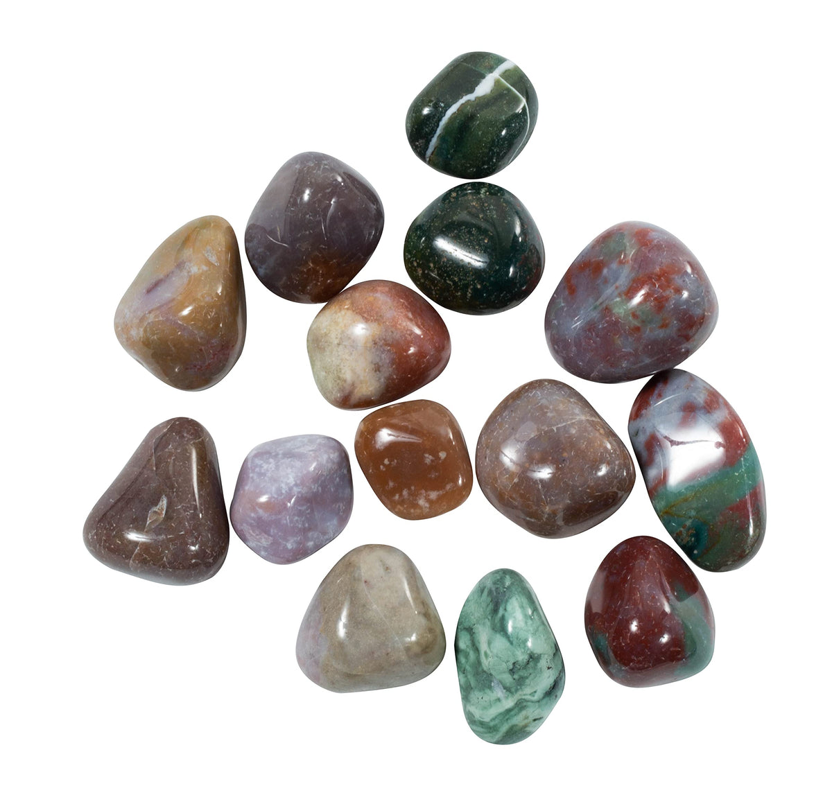 Fancy Jasper | Tumbled Stones | 1/2 LB – The Chrysalis Stone